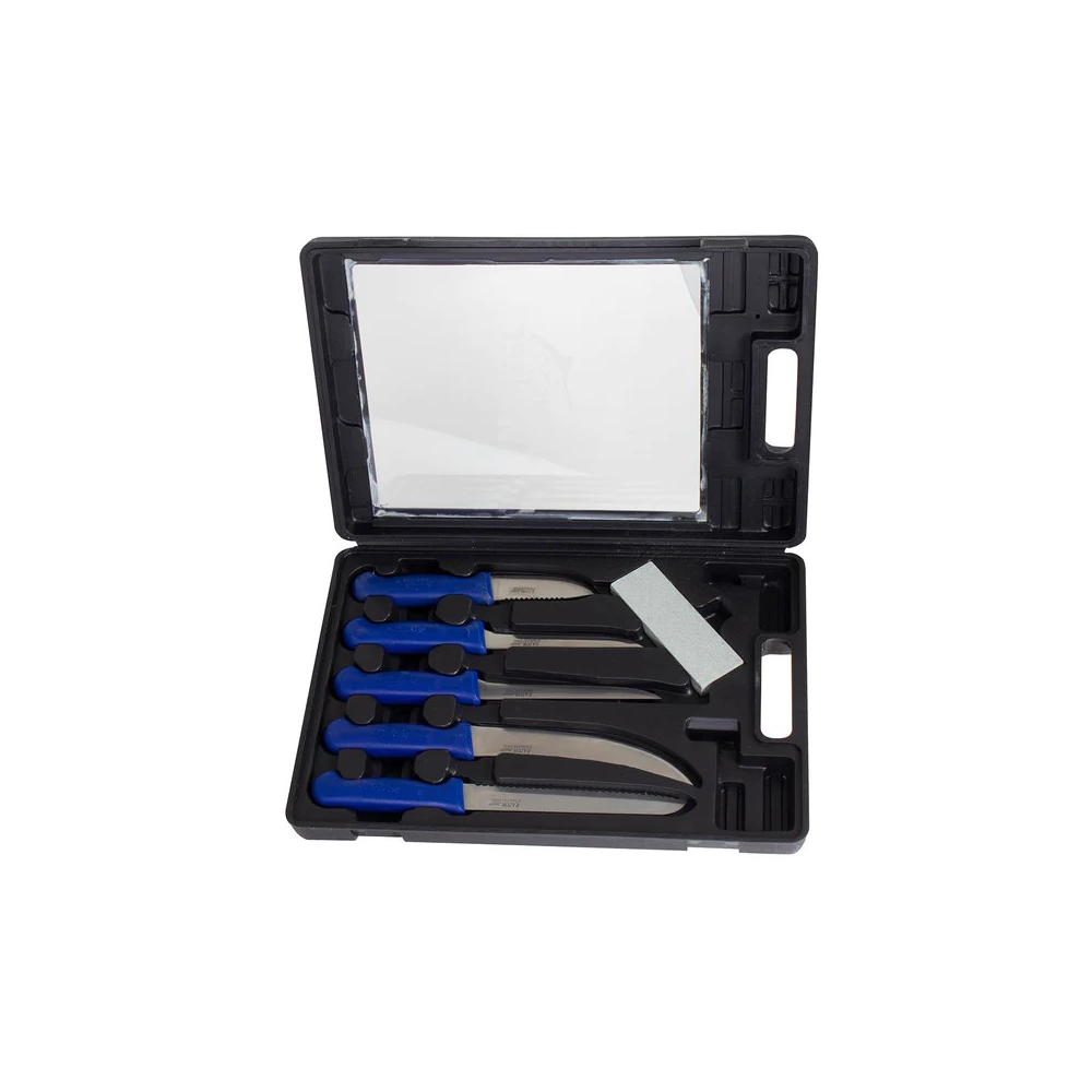 KNIFE KIT SALTWATER DELUX BLACK - Fishing-Salt Water Fishing-Tools ...