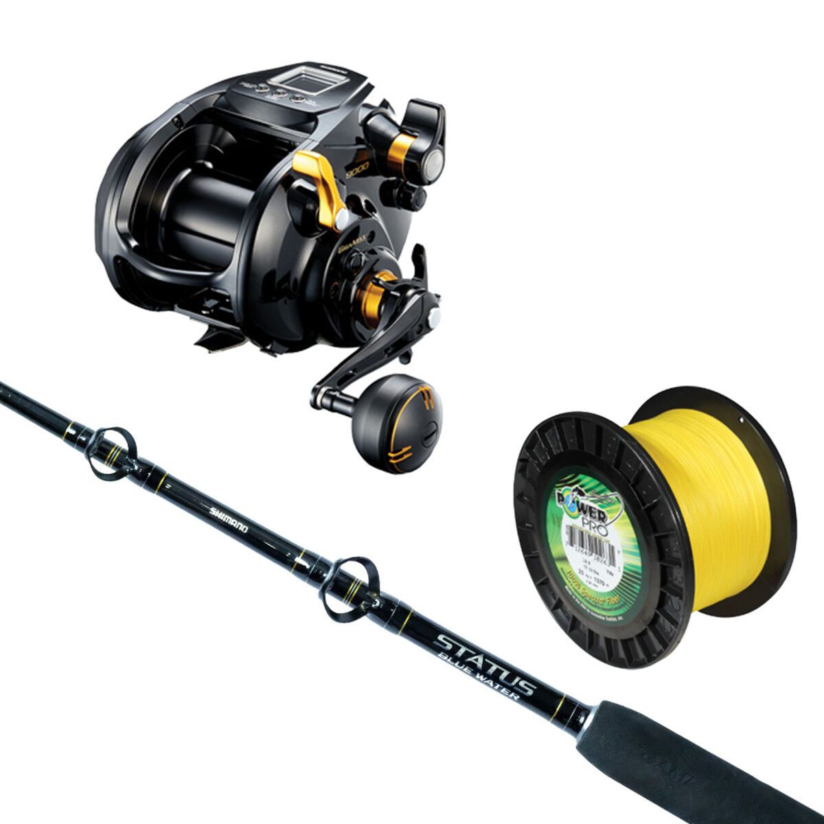 Shimano Beastmaster 9000 B / Status Bluewater Ddm Bent Butt Combo W ...